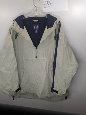 GAP beige jacket windbreaker softshell men's size XL | eBay