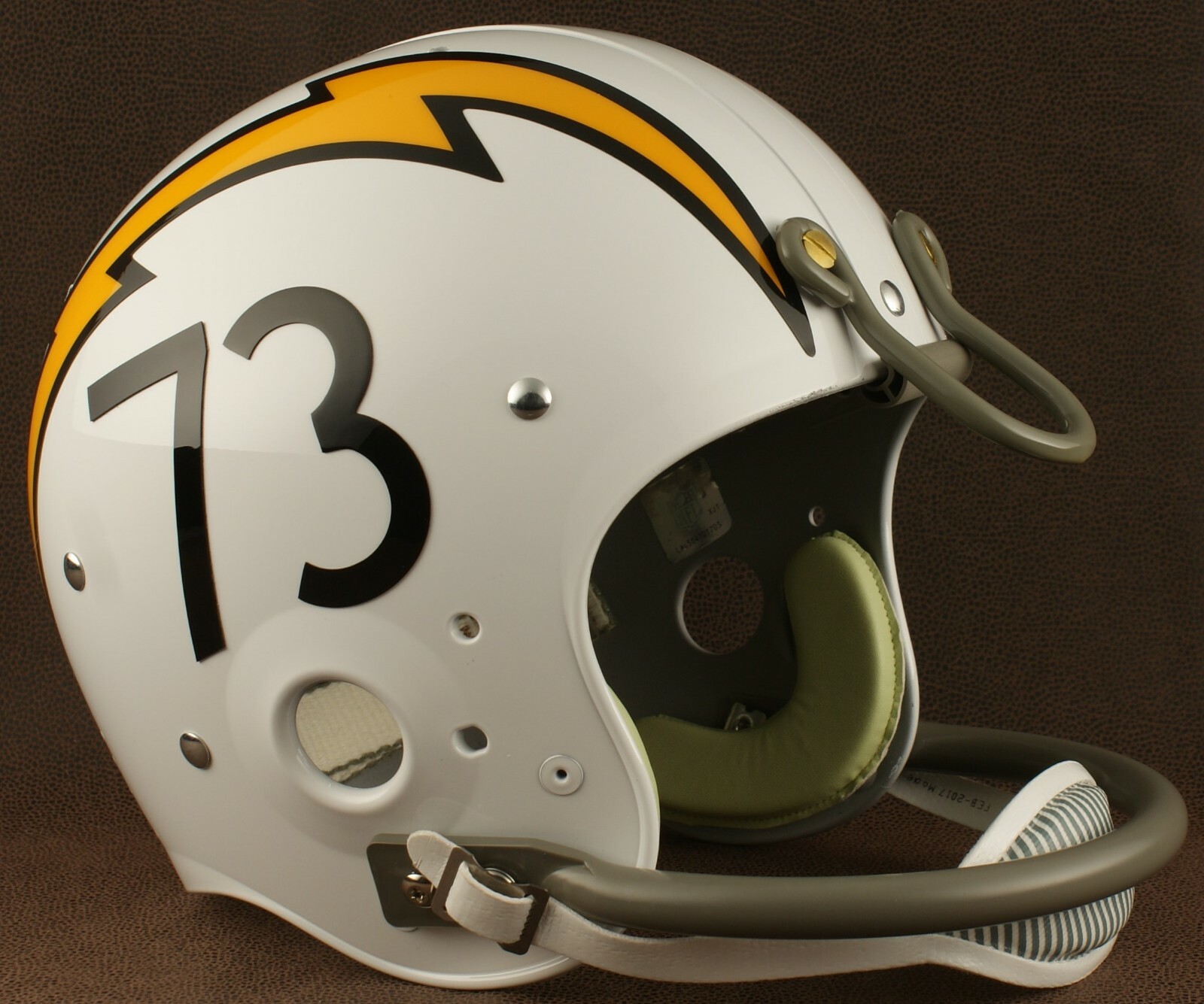 SAN DIEGO CHARGERS 1961-1973 NFL Authentic THROWBACK Football Helmet | eBay
