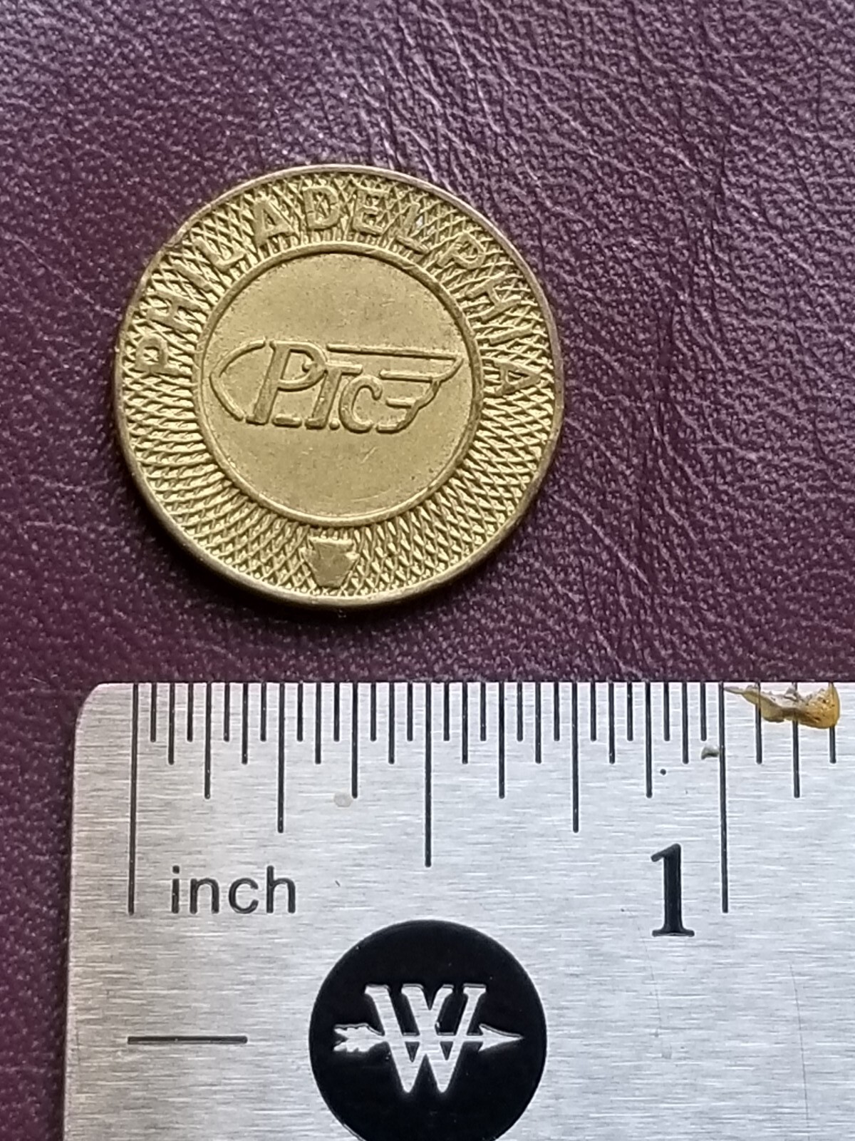 Vintage PTC Philadelphia Transit Company Token Coin Good For One Cash ...