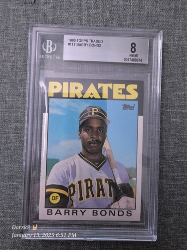 1986 Topps Traded - #11T Barry Bonds (RC) | eBay