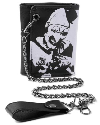 Officially Licensed Terrifier Art the Clown Black & White Artwork Chain ...