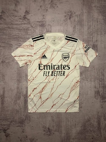 ARSENAL LONDON 2020/2021 AWAY FOOTBALL SHIRT JERSEY SIZE S [EH5815 ...