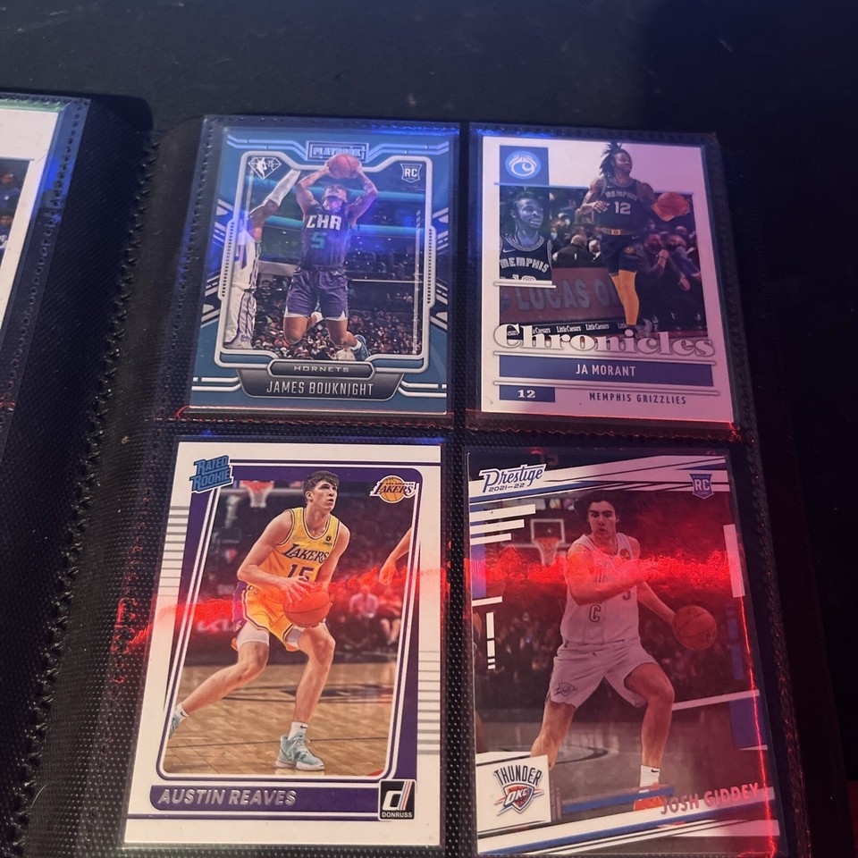 64 basketball cards mint condition book included. | eBay