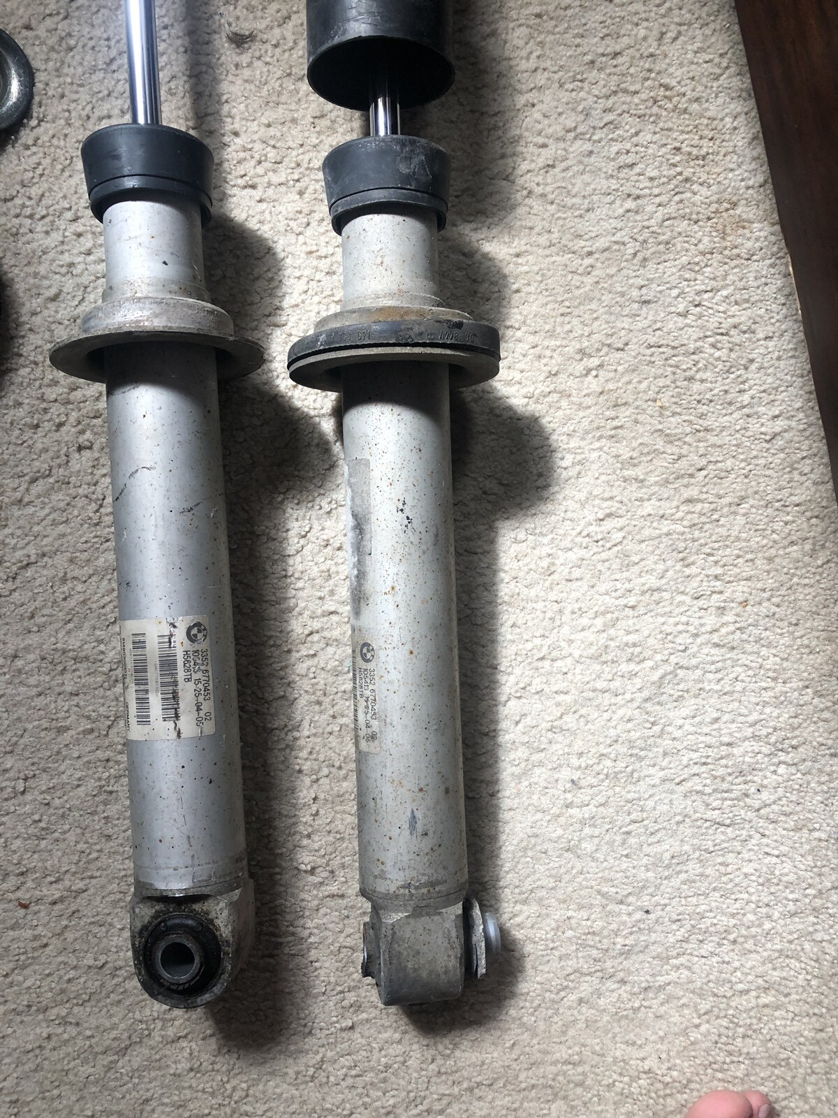 STAGG 2 REAR L+R SHOCKS STRUTS BMW E60 525i 528i 530i 535i 545i 550i 04 ...