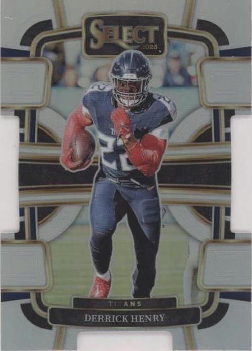 2023 Panini Select - Concourse Derrick Henry #95 Silver Prizm Die-Cut ...