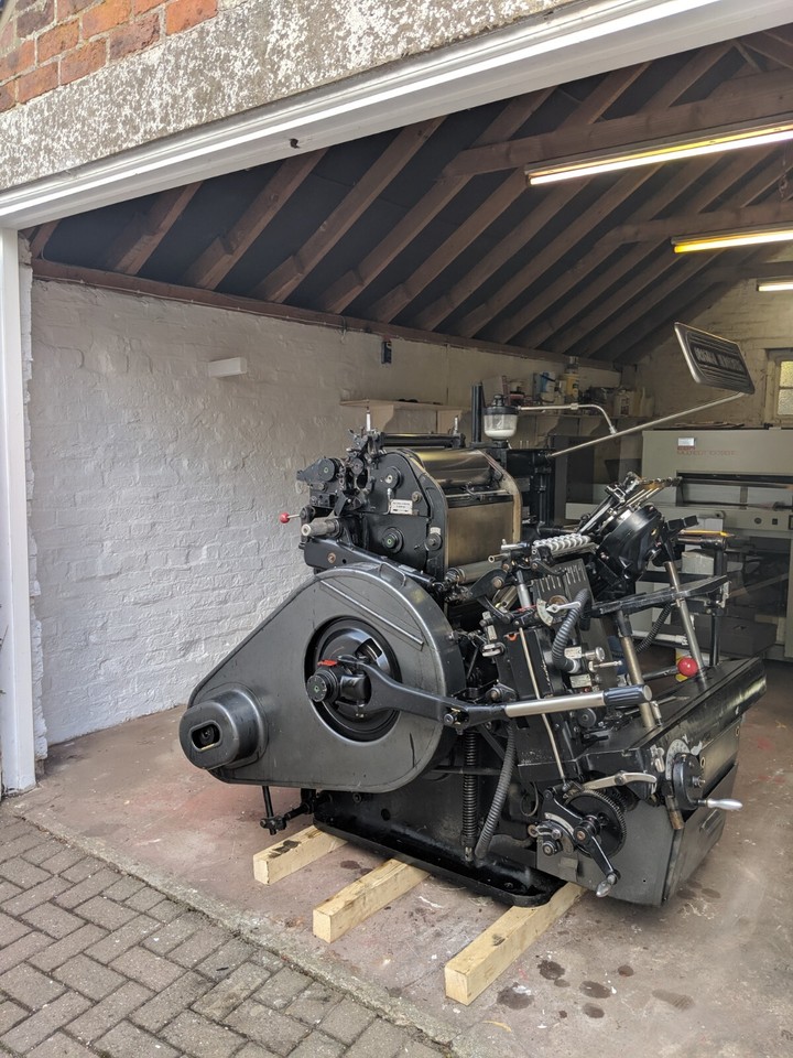 Heidelberg Platen 10 x 15 inch letterpress printing press & hot foil ...