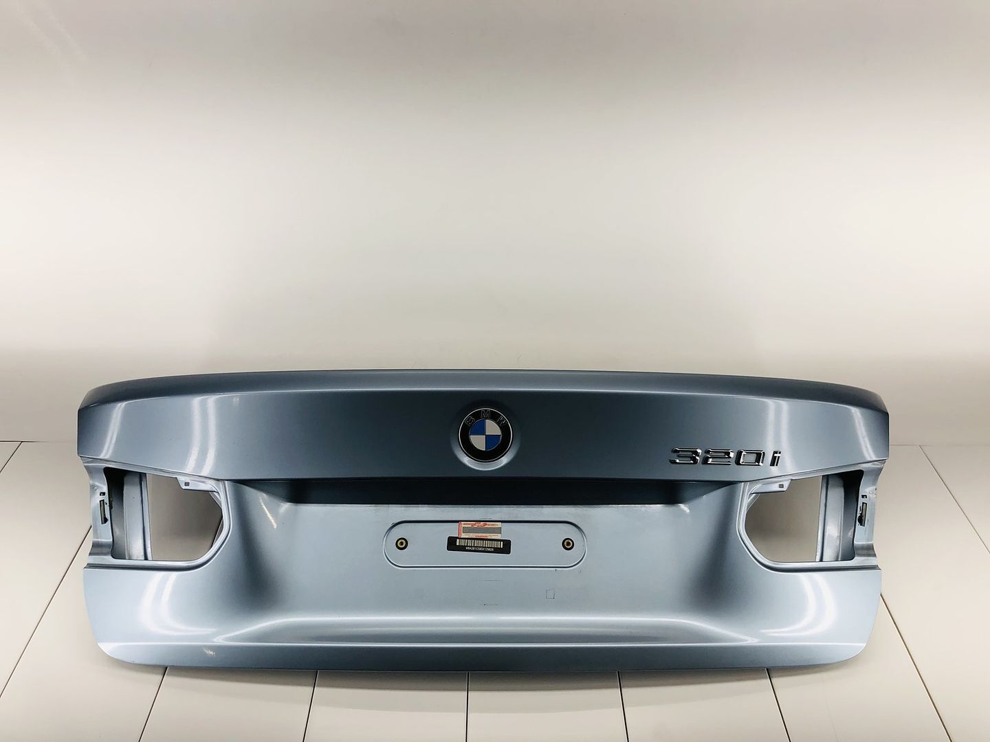 13-18 BMW 320I F30 REAR TRUNK DECK COVER LID LIQUID BLUE METALLIC OEM ...