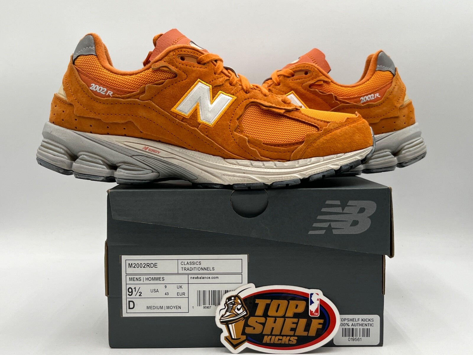 New Balance 2002R Protection Pack Vintage Orange Size… - Gem