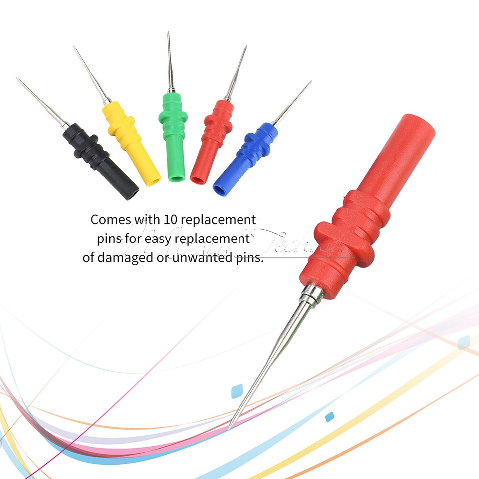 15pcs Automotive Diagnostic Test Probes Oscilloscope Probe Pins Set ...