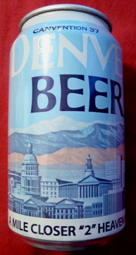 2007 DENVER BEER CAN BANK - BCCA - CANVENTION 37 - 12 oz. - New Mint ...