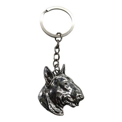 Nice Bull Terrier Dog Keychain Car Key Decor Home Leash | eBay