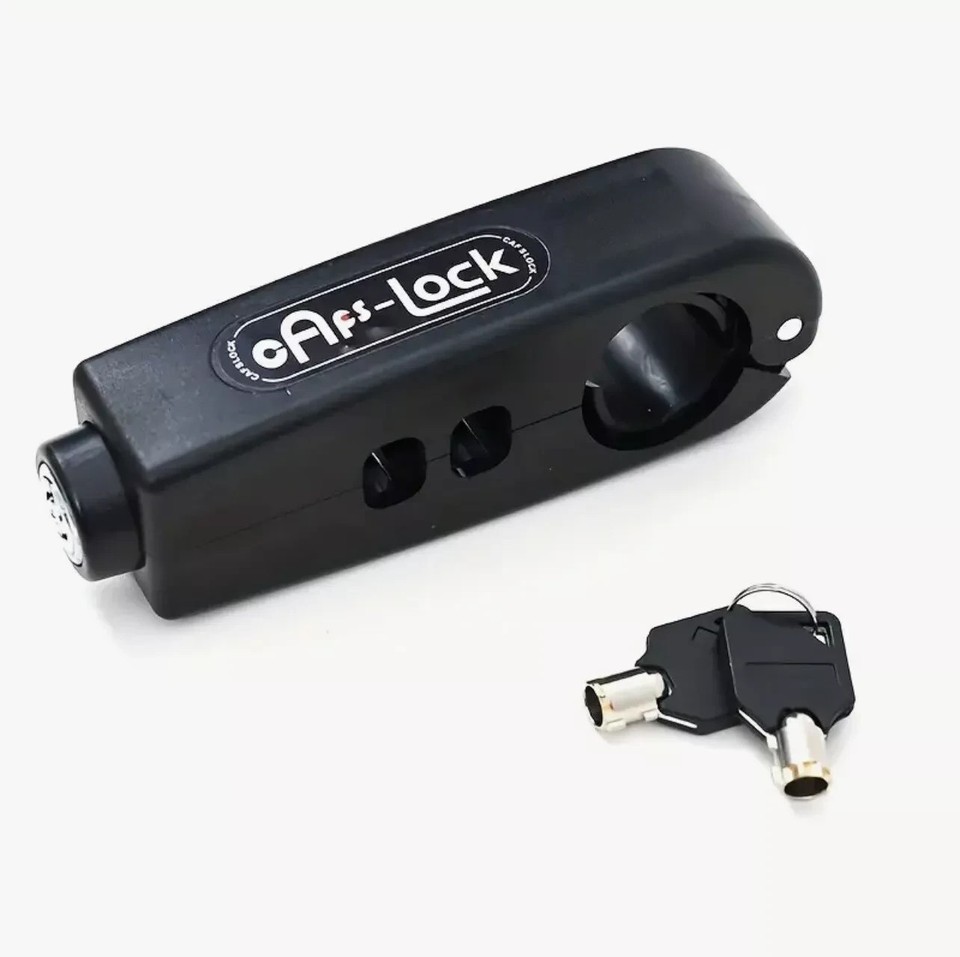 Mobility Scooter Anti Theft Emergency Handbrake Clamp Key Lock Fits ...
