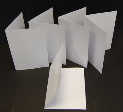 100 A4/A5 Blank Inkjet Matt/matt Greeting Card Blanks 245gsm Heavy ...