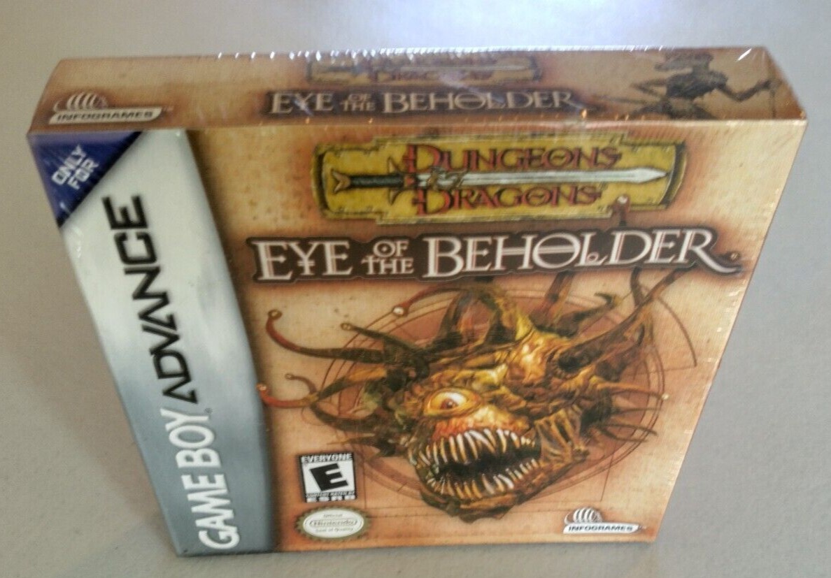 D&D Eye of the Beholder Nintendo Game Boy Advance 2002 GBA new sealed ...