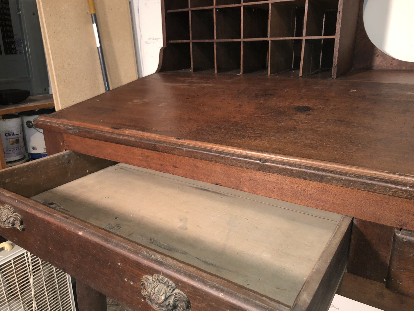 Antique Mail Sorter Post Office Desk | eBay