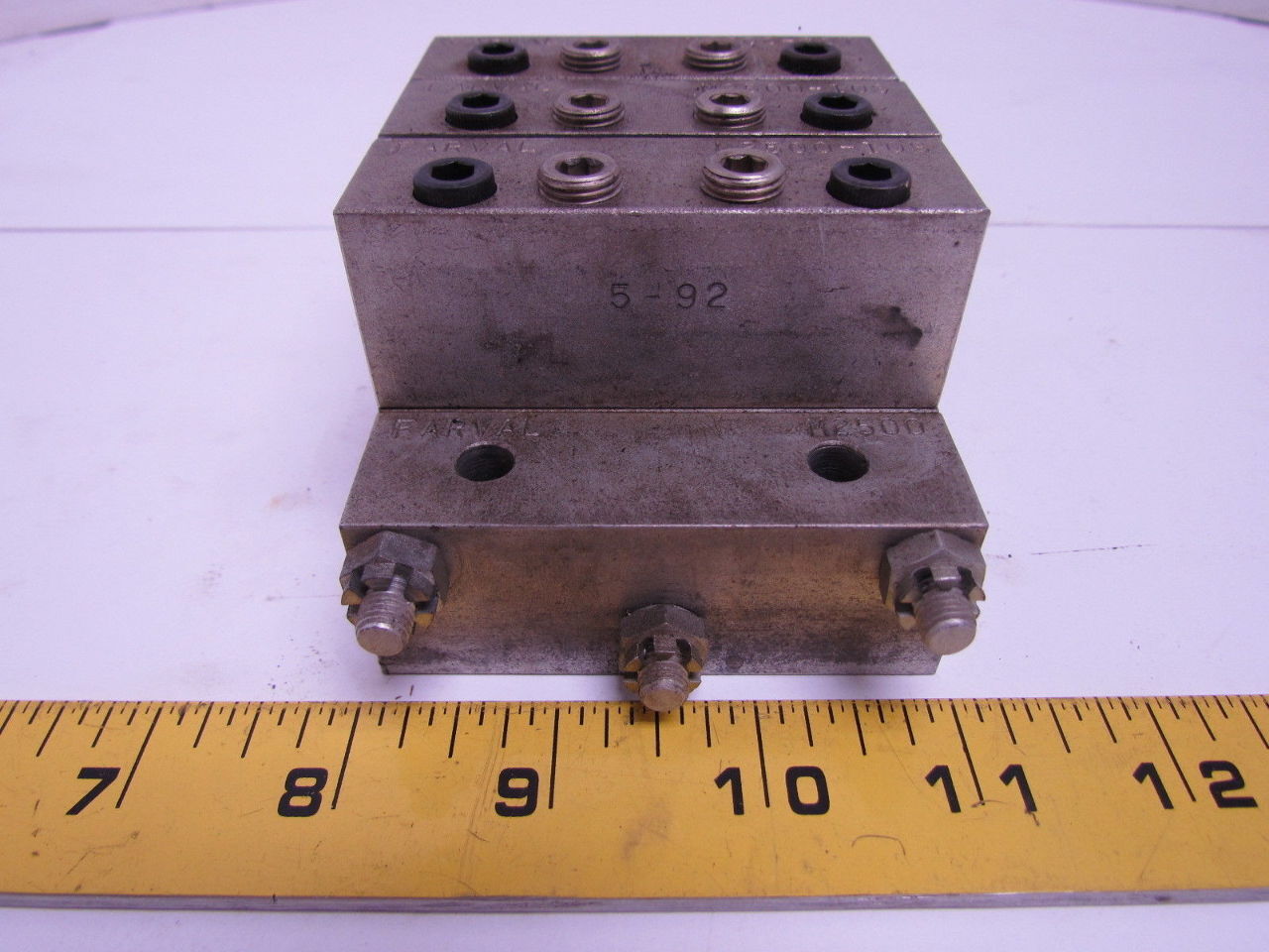 Farval M2500 3-section Divider Valve Assembly M2500-20t 10s for sale ...