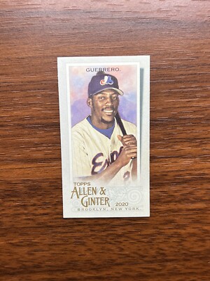 2020 Topps Allen & Ginter Vladimir Guerrero MINI #71 QUANTITY Montreal ...
