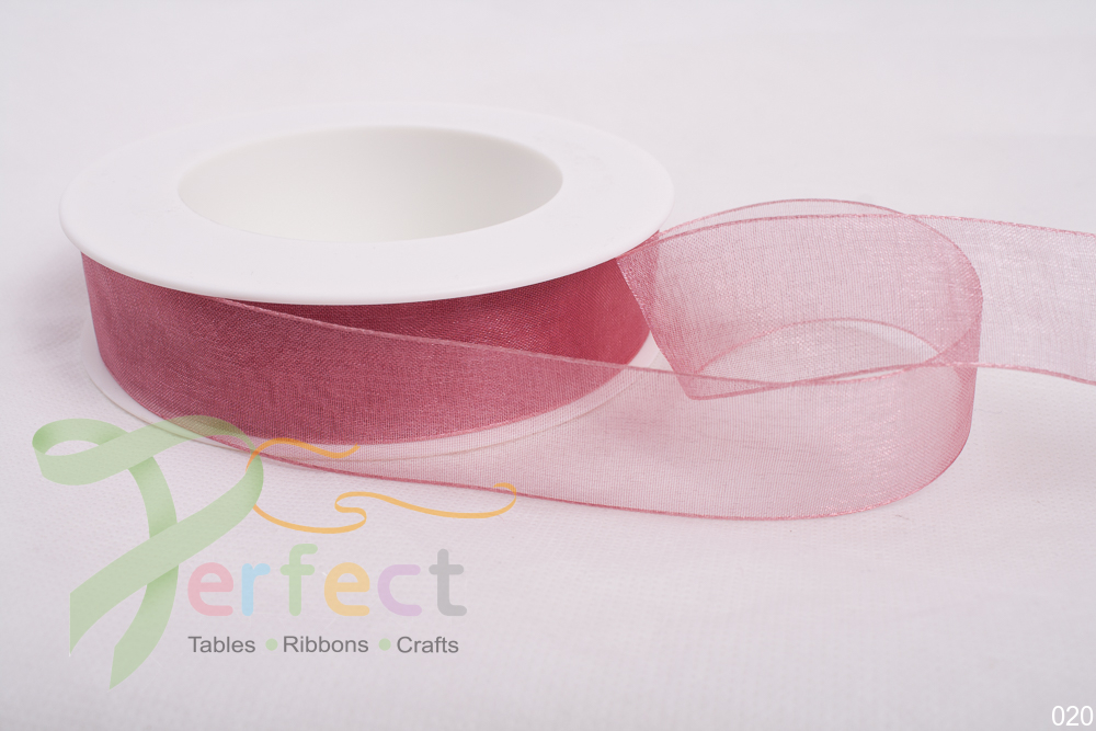 Full Reel Shindo Sheer ORGANZA Woven Edge Quality Tying Ribbon Crafts ...