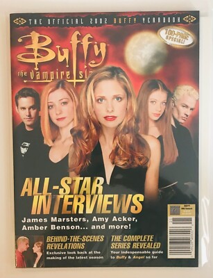 Buffy the vampire slayer official 2002 yearbook 100 page special ..NEW ...