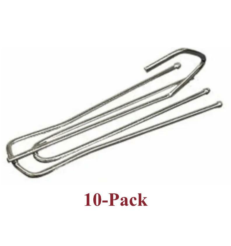 3" SLIP-IN DRAPERY PINS for Pinch Pleat Draperies - 4 Prong Long Neck ...