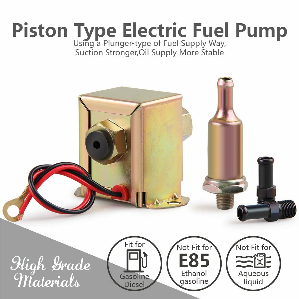 2-4 PSI Electric Fuel Pump 12V Low Pressure Petrol Diesel Universal ...