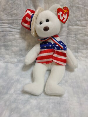 TY Beanie "SAM"™ the uncle U.S.A. bear | eBay