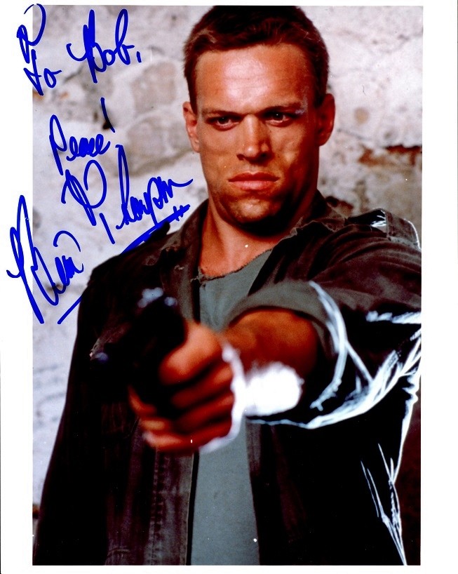 BRIAN THOMPSON In-person Signed Photo - Alien Bounty Hunter | eBay