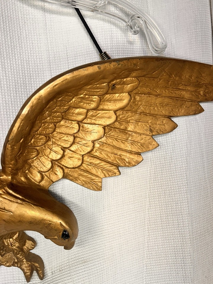 Bald Eagle Cast Metal 25” Wingspan Wall Hanging | eBay