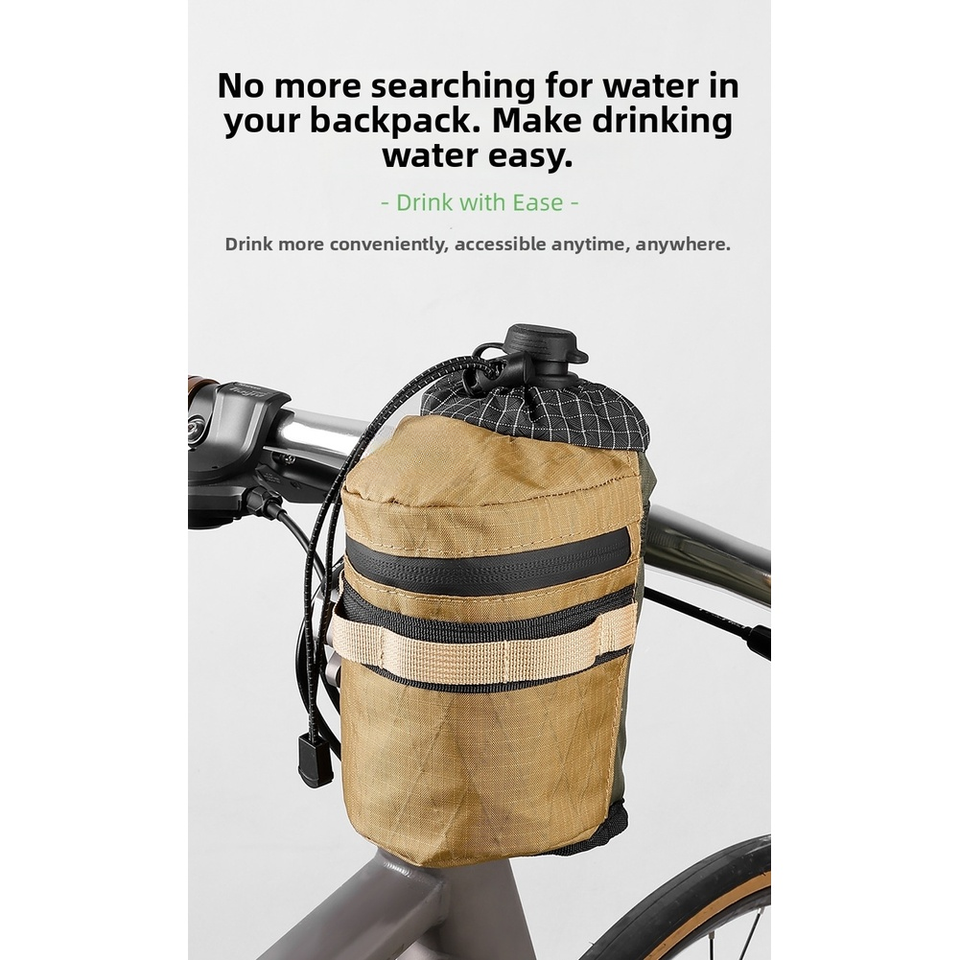 Cycling Trips Bike Drink Caddy Water-resistant Material Nylon And ...