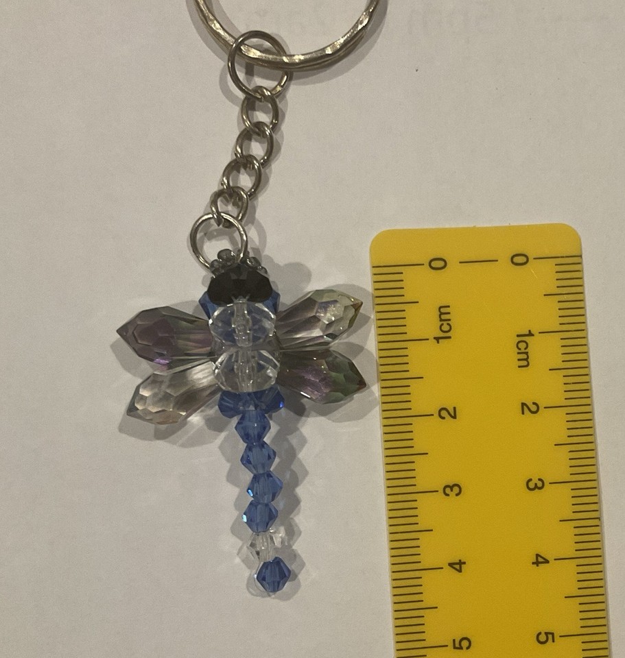 Handmade Dragonfly Beads Keychain | eBay