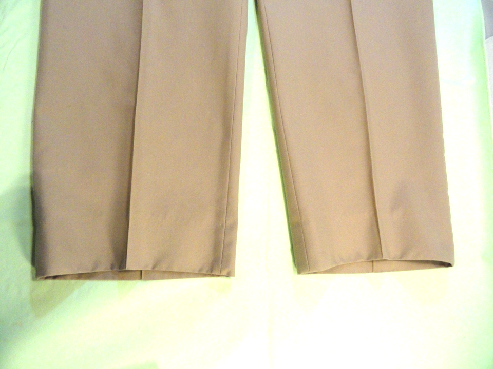 USN U.S. NAVY REGULATION TAN DRESS SERVICE UNIFORM PANTS 38X28.5 | eBay