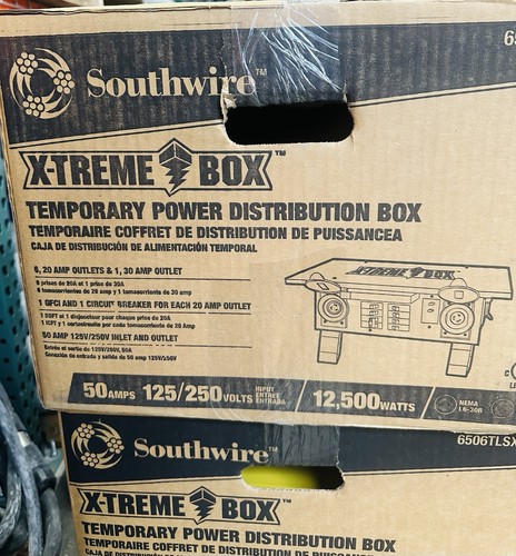 Southwire X-Treme Box 019703r02 Temporary Power Distribution | eBay