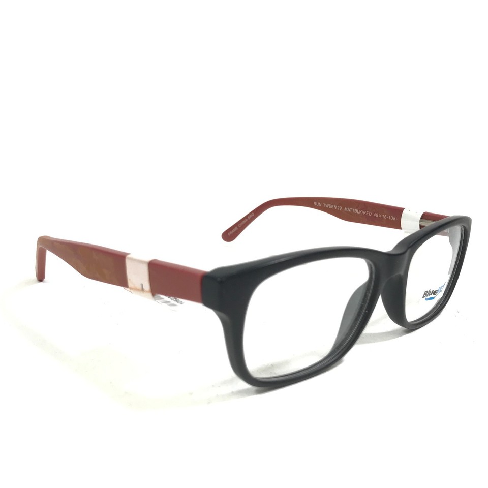Blue Surf RUN TWEEN 29 MATTBLK/RED Kids Eyeglasses Frames Black Red 49 ...