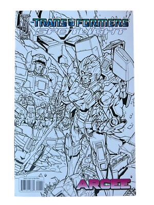 Transformers Spotlight Arcee Alex Milne Sketch Cover Retailer Incentive ...