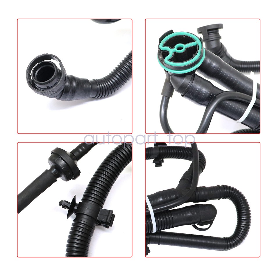 Crankcase Breather Vent Hose 06E103217M For Audi A4 A6 Quattro 3.2L V6 ...