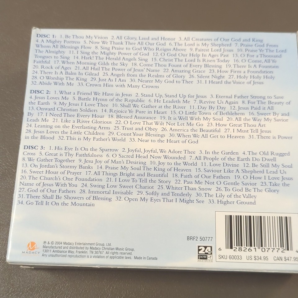 Set Of 3 CDs. 100 Great Hymns from the Soul. 100 Best of tracks W ...
