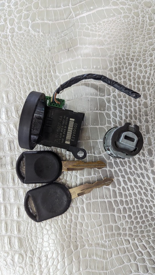 2-keys Ford 2L1T-15607-AA Ignition + Anti Theft Pats Immobilizer ...