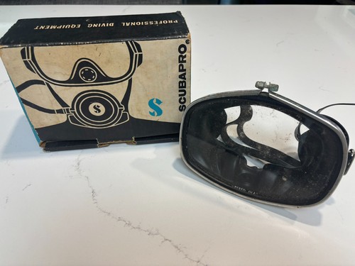 Vintage ScubaPro Diving Mask Goggles | Tempered Glass Original Box | eBay