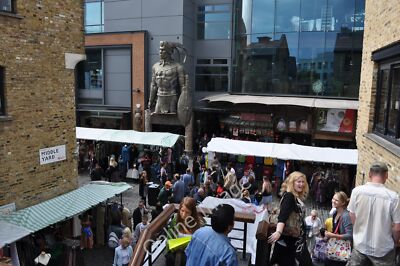 Photo 6x4 London : Camden - Middle Yard Camden Town A busy crowd on ...