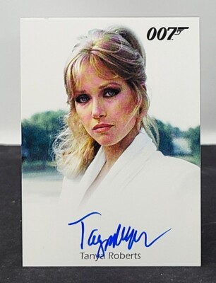 TANYA ROBERTS Signed 2011 Mission Logs James Bond Card A VIEW TO A KILL ...