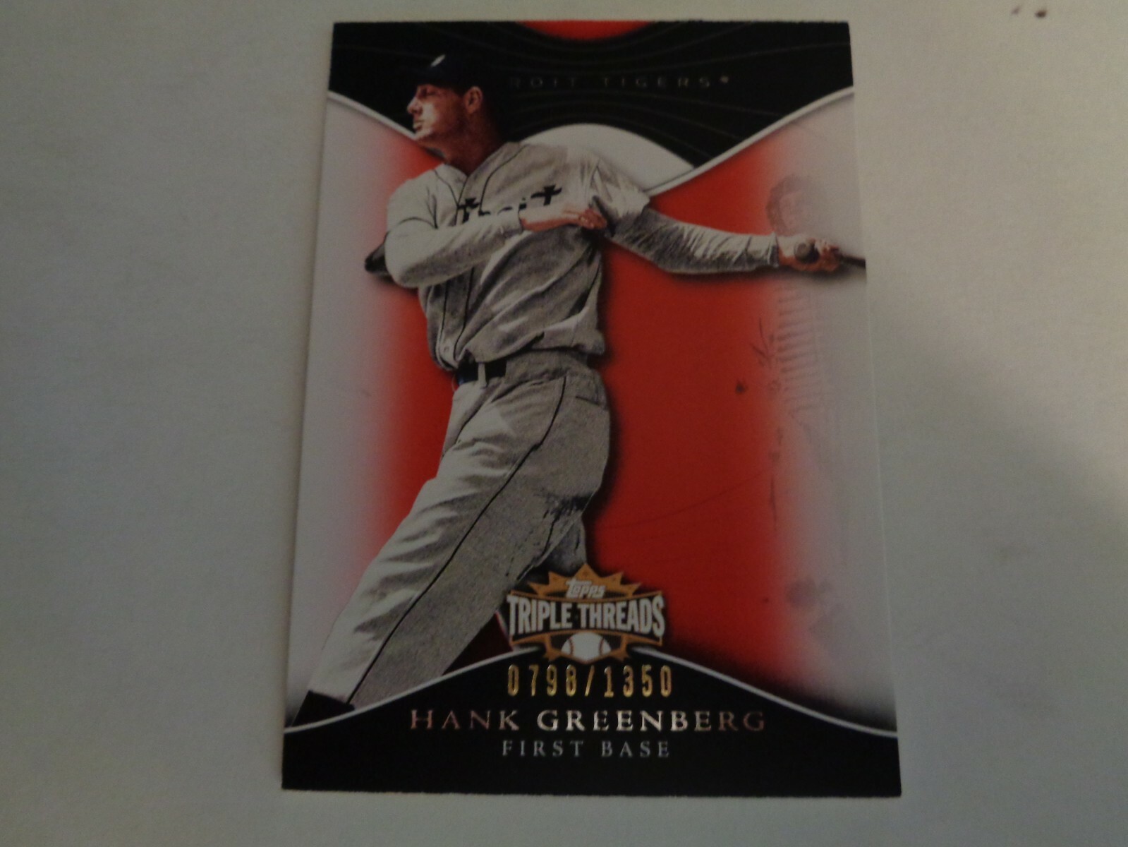 2009 Topps Triple Threads Hank Greenberg Card #84 Serial #798/1350 | eBay