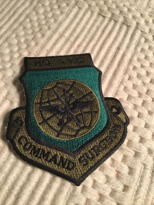 PATCH Military COMMAND SURGEON MEDICAL STAFF HQ AMC | eBay