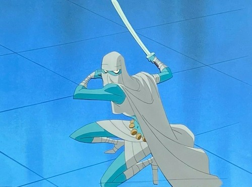 BRUCE TIMM rare CURARE cel C4 Sword Crouch BATMAN BEYOND Touch Of ...