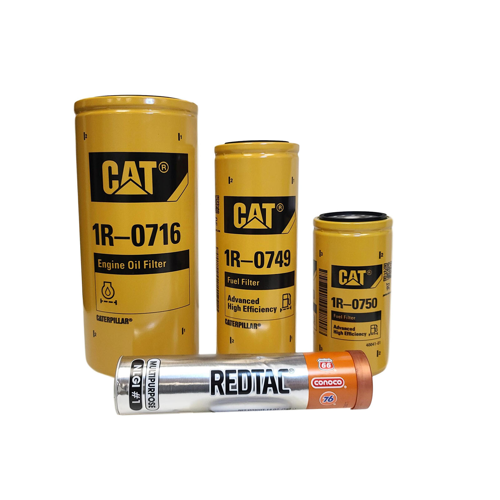 CAT ENGINE OIL CHANGE KIT 1R-0716, 1R-0749, 1R-0750 FREE GREASE | eBay
