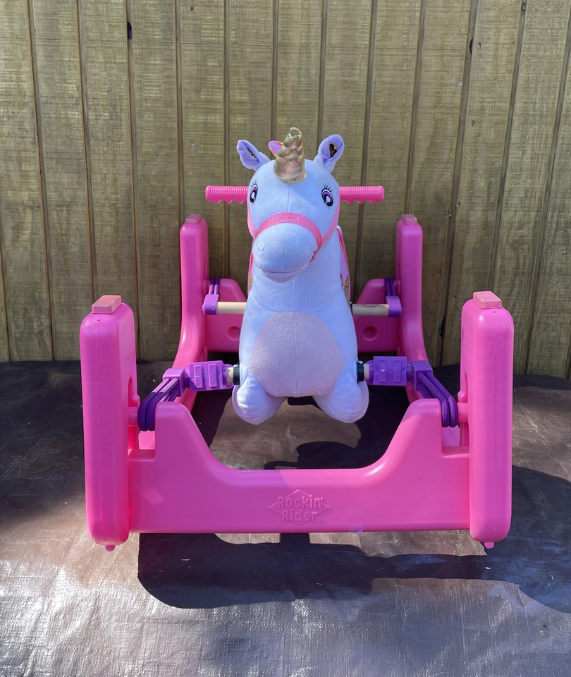 Rockin' Rider Starlight Grow-with-Me Unicorn PINK 650770801552| eBay
