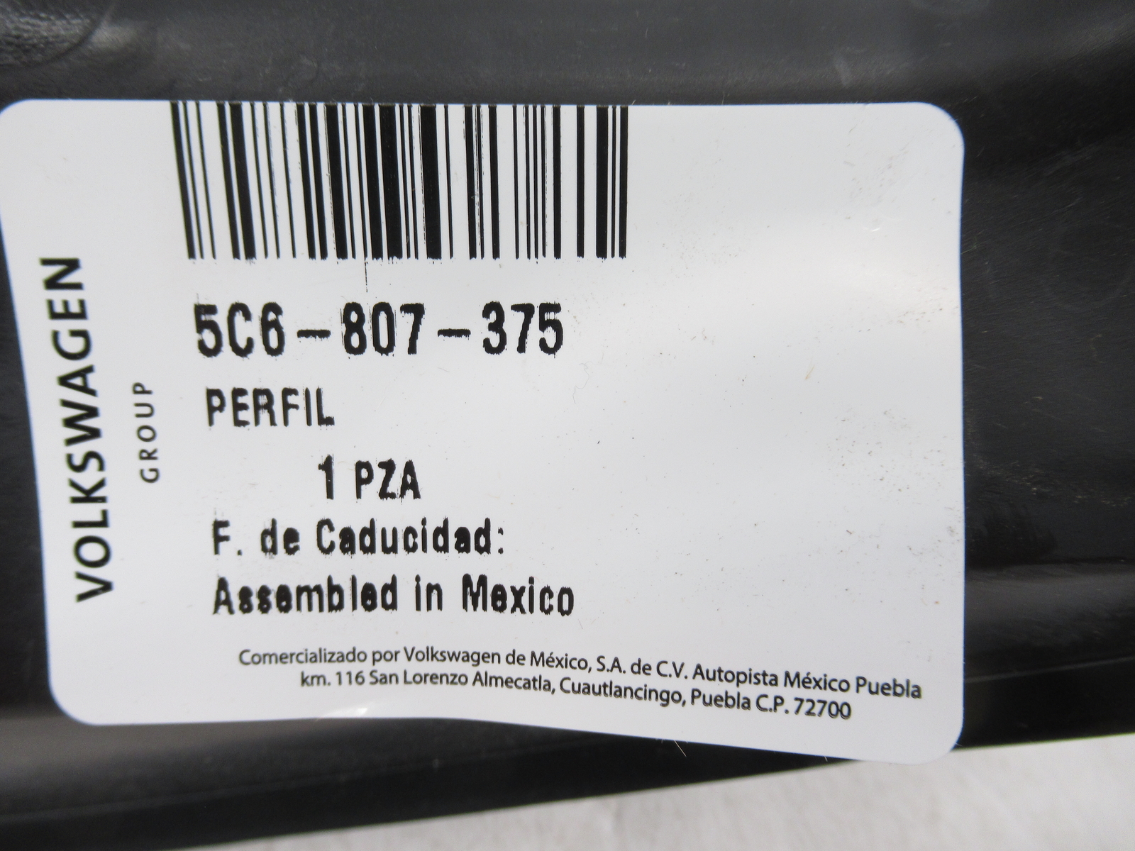 Genuine OEM Volkswagen 5C6-807-375 Driver Side Bumper Retainer 15-18 ...