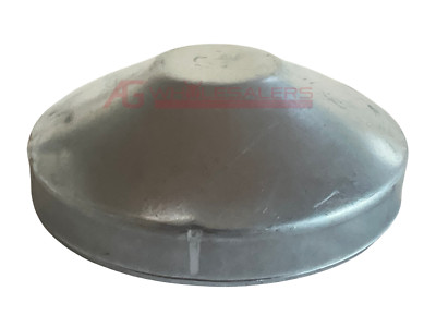 50 Post Cap Round suit 100NB Pipe Tube - 1.2mm Thick Hot Dip Galvanised ...