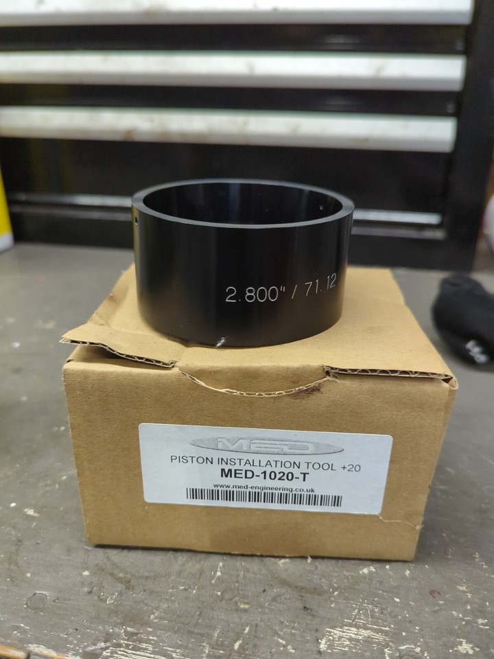 MED 1275 Classic Mini piston Install Tool. +.020 Oversize Piston 1293 ...