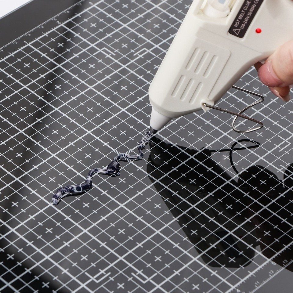 Magnetic Glass Craft Mat Scratch Heat Resistant Glass Media Cutting Mat ...