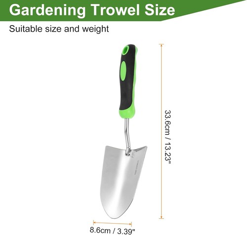 HARFINGTON 2pcs Garden Hand Shovels 13.23 x 3.39 Stainless Steel... | eBay